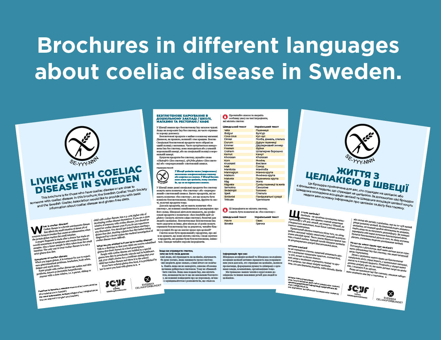 About coeliac disease - Celiakiförbundet Celiakiförbundet
