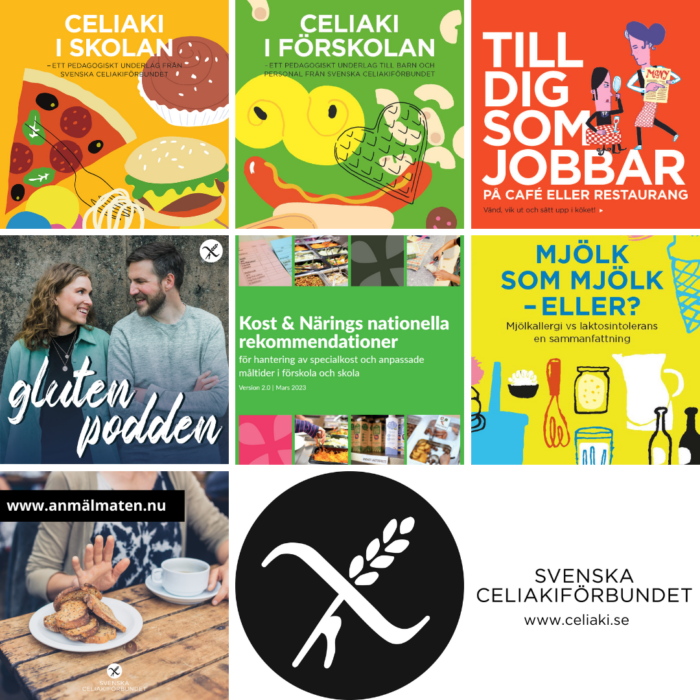 Informationsmaterial om celiaki Celiakiförbundet