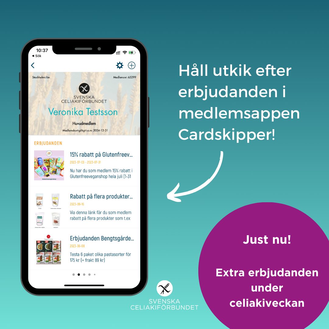 Celiakiveckan 2024 - det här händer under veckan! - Celiakiförbundet ...