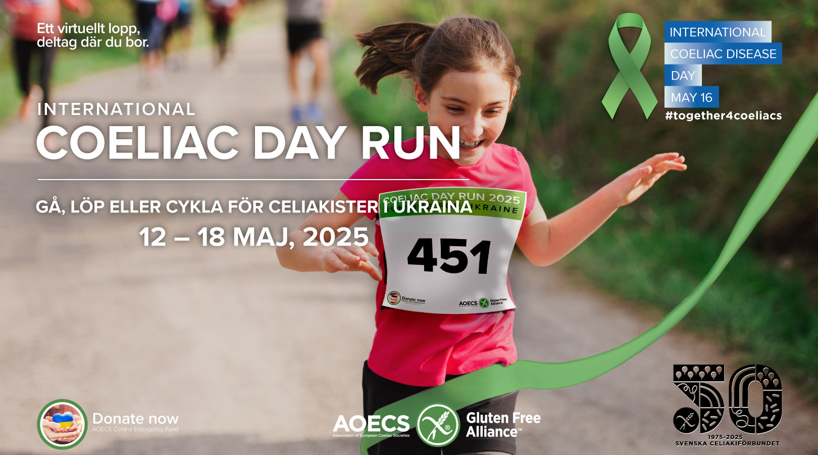 Nu har anmälan till årets Coeliac Day Run öppnat - Celiakiförbundet ...